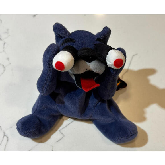 Toys | 1998 Meanies Series 2 Peeping Tom Cat 2nd Issue With Pupils Bean ...